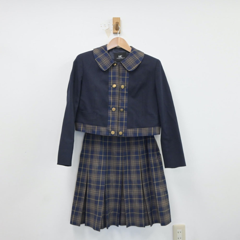 【中古制服】福岡県 福岡女子高等学校 女子制服 2点（ブレザー・スカート）sf017950【リサイクル学生服】 中古制服通販パレイド