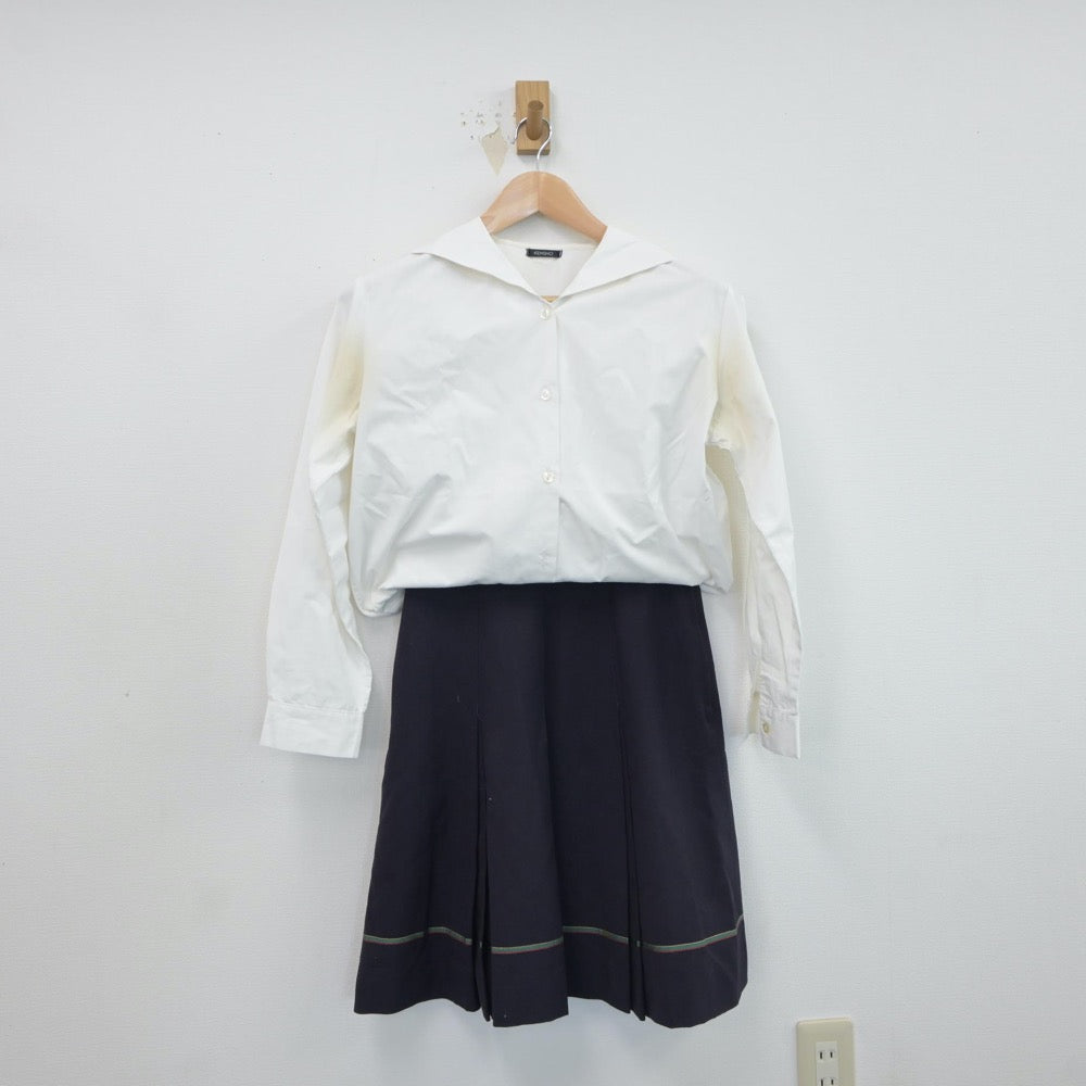 【中古制服】東京都 桜美林高等学校 女子制服 2点(シャツ・スカート)sf017968【リサイクル学生服】 中古制服通販パレイド