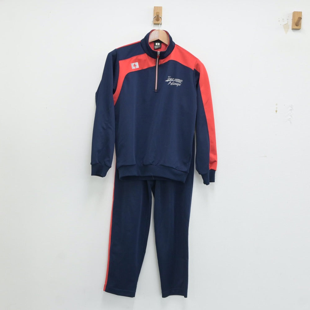 【中古制服】兵庫県 東洋大学附属姫路中学高等学校 女子制服 2点（ジャージ 上・ジャージ 下）sf018056【リサイクル学生服】 中古