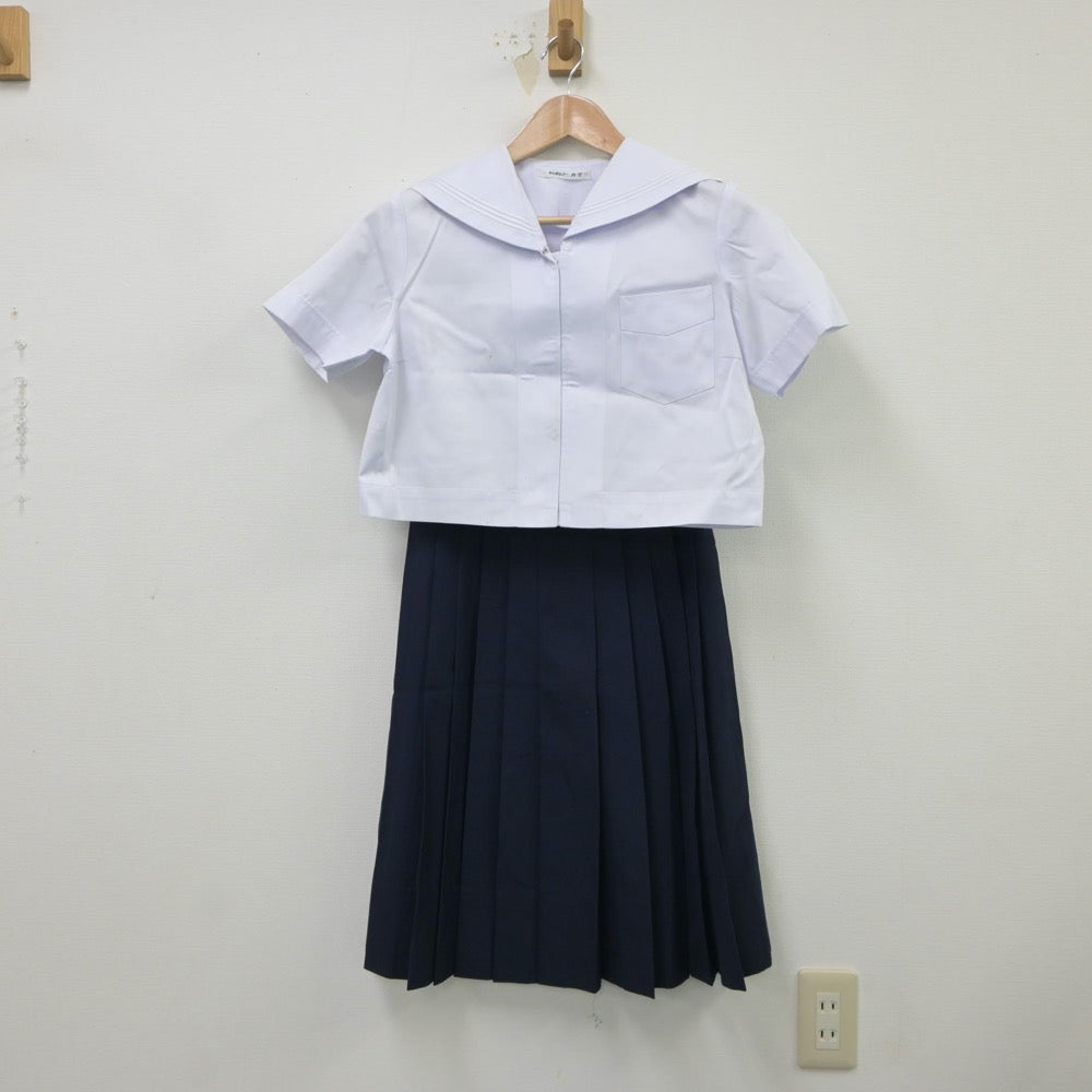 【中古制服】福岡県 修猷館高等学校 女子制服 2点（セーラー服・スカート）sf018118【リサイクル学生服】 中古制服通販パレイド