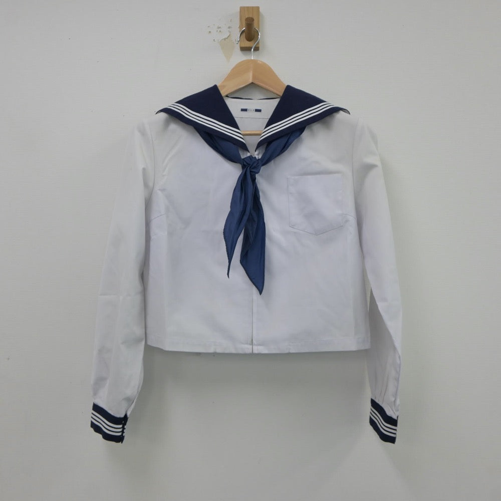 【中古制服】富山県 富山県立高岡高等学校 女子制服 1点（セーラー服）sf018226【リサイクル学生服】 中古制服通販パレイド