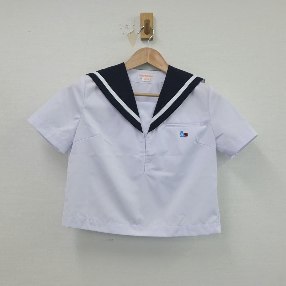 【中古制服】秋田県 秋田県立秋田工業高等学校 女子制服 2点(セーラー服)sf018321【リサイクル学生服】 中古制服通販パレイド