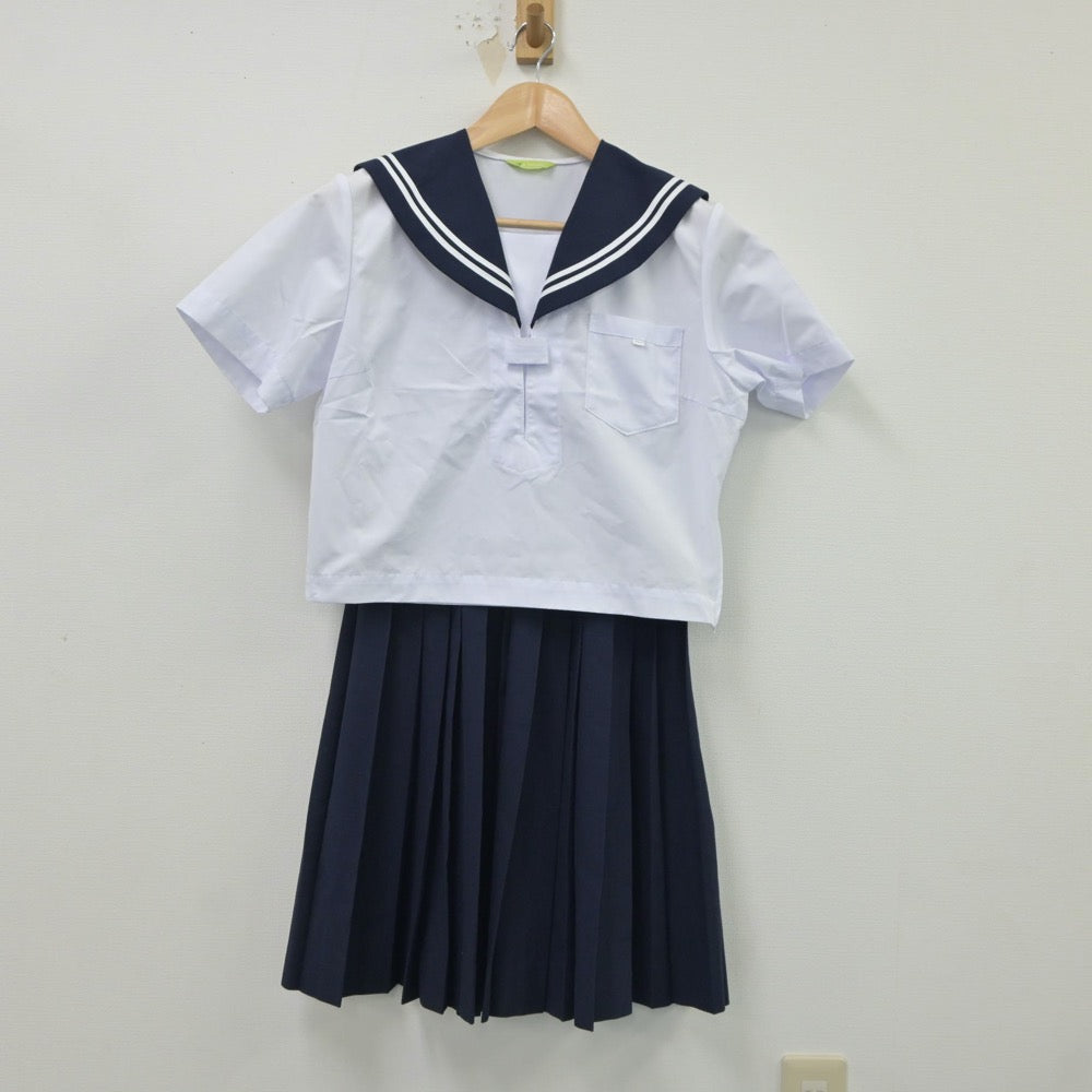 【中古制服】香川県 さぬき市立長尾中学校 女子制服 3点（セーラー服・スカート）sf018369【リサイクル学生服】 中古制服通販パレイド