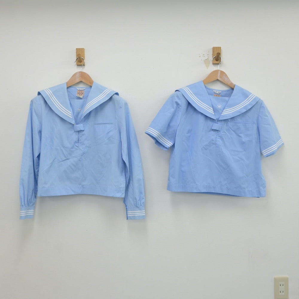 【中古制服】岩手県 見前中学校 女子制服 2点(セーラー服)sf018550【リサイクル学生服】 中古制服通販パレイド