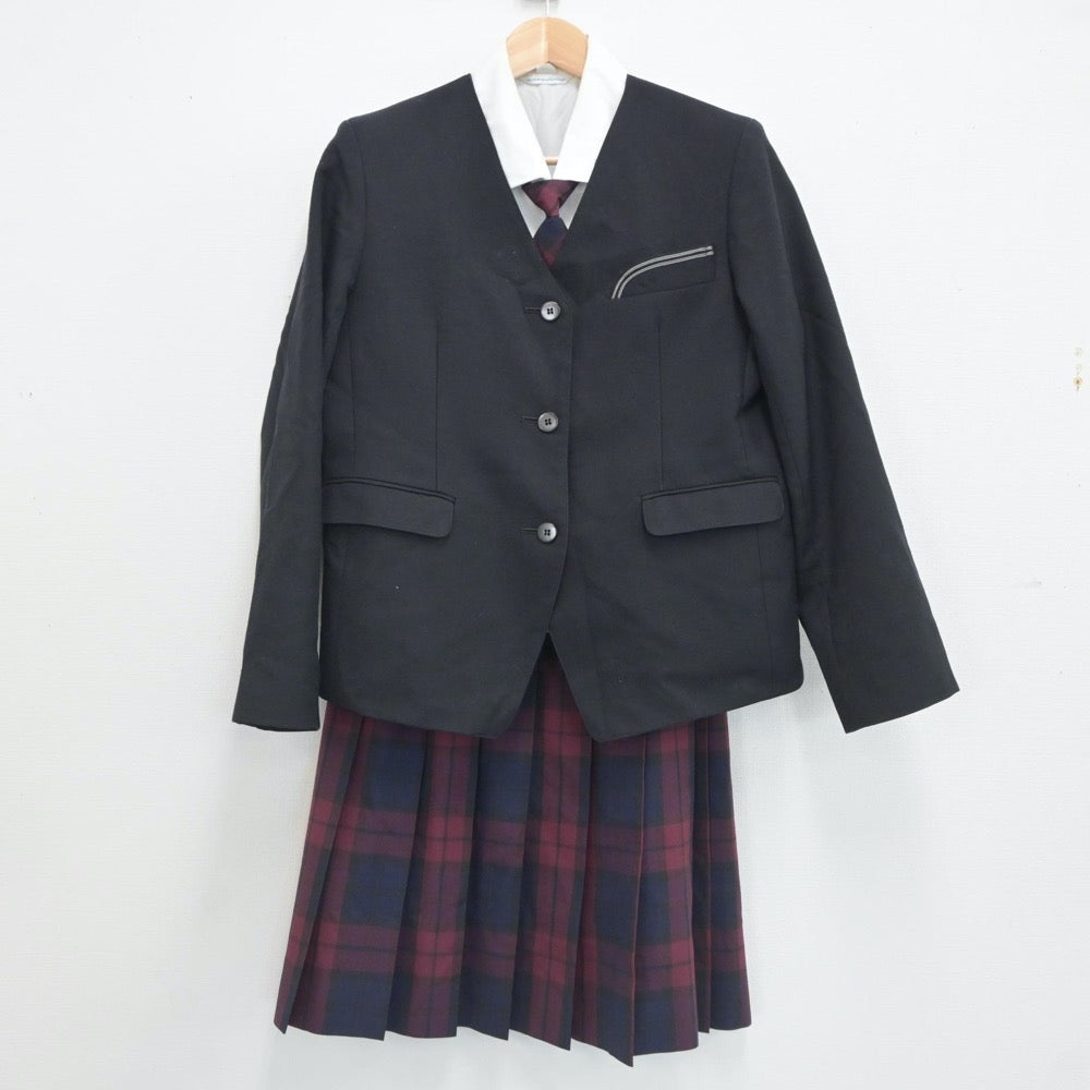【中古制服】岩手県 岩手女子高等学校 女子制服 4点（ブレザー・シャツ・スカート）sf019709【リサイクル学生服】 中古制服通販パレイド