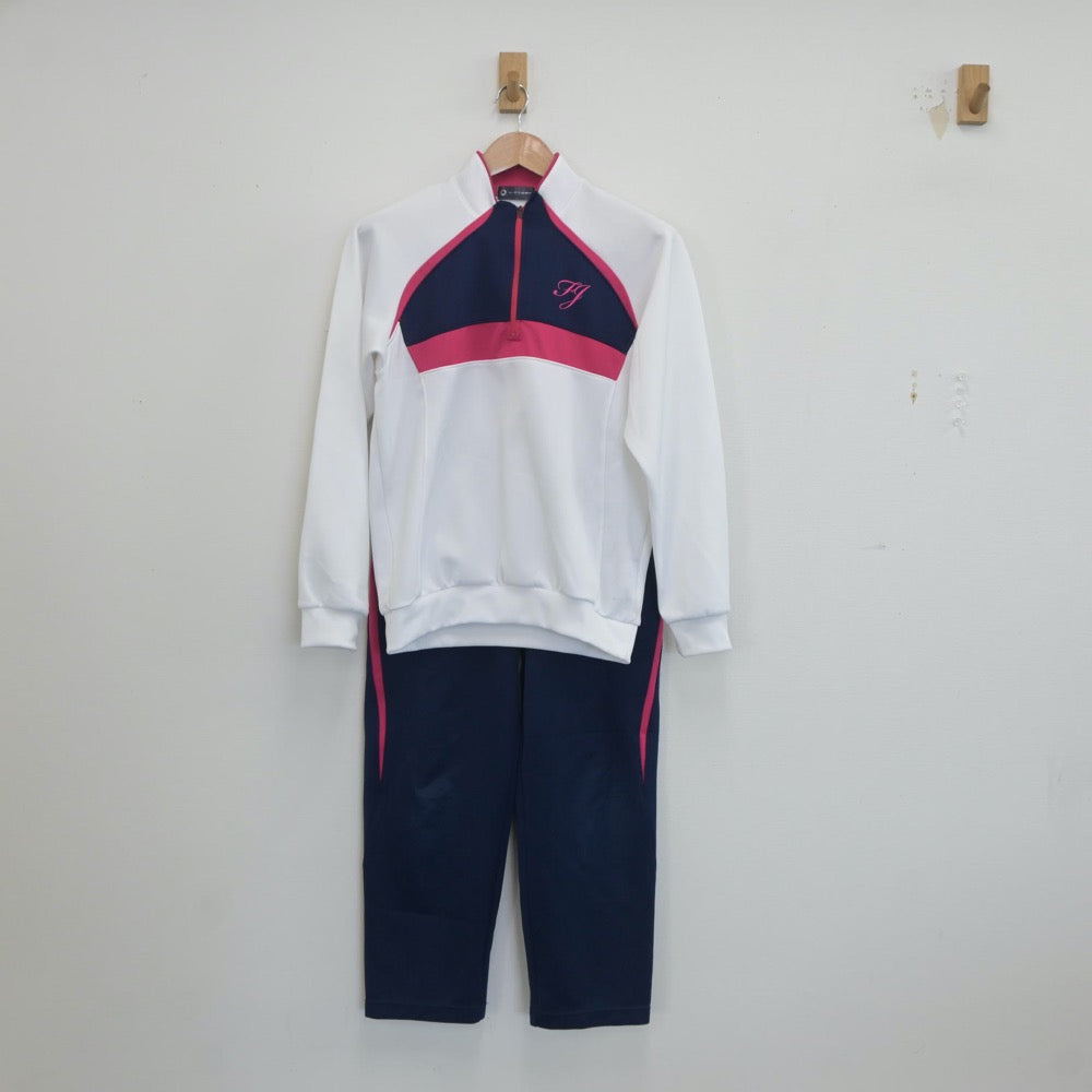【中古制服】静岡県 藤枝順心高等学校 女子制服 3点（ジャージ 上・体操服 上・ジャージ 下）sf019985【リサイクル学生服】 中古