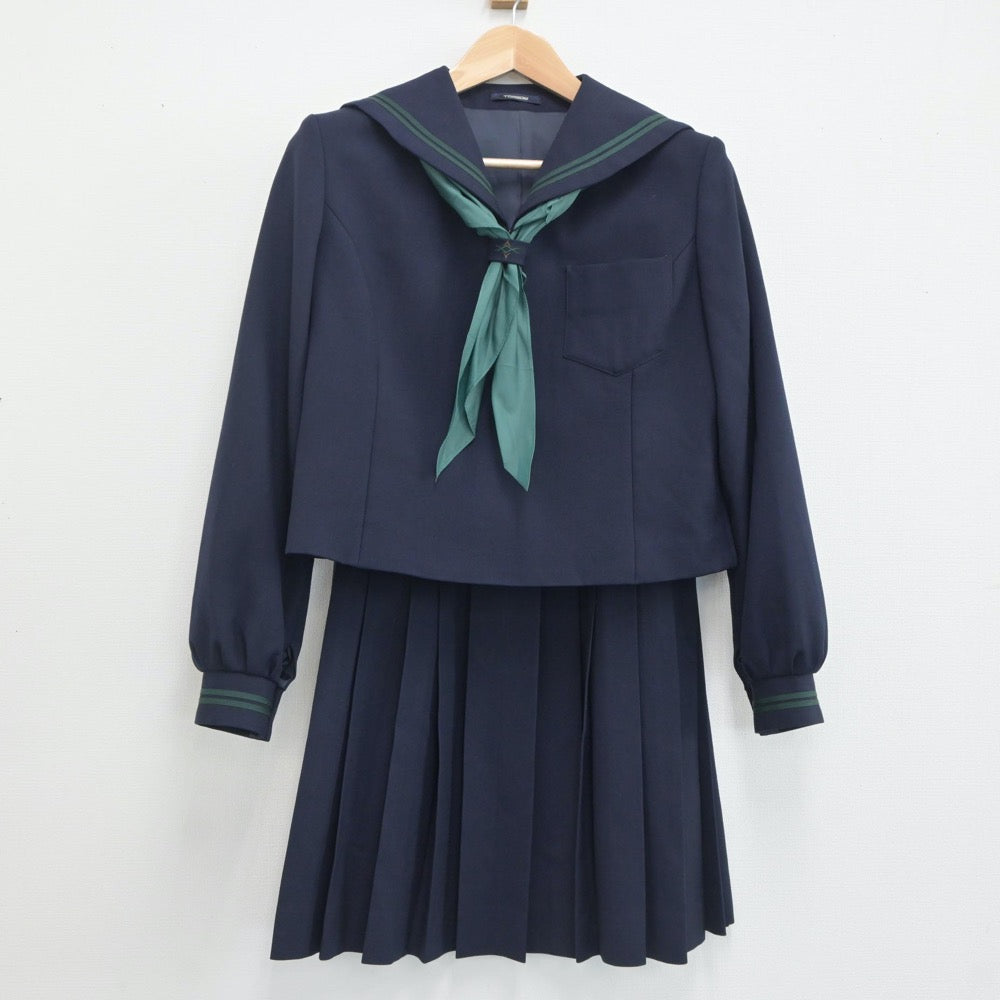 【中古制服】東京都 二松學舍大学附属高等学校 女子制服 3点（セーラー服・スカート）sf020217【リサイクル学生服】 中古制服通販パレイド