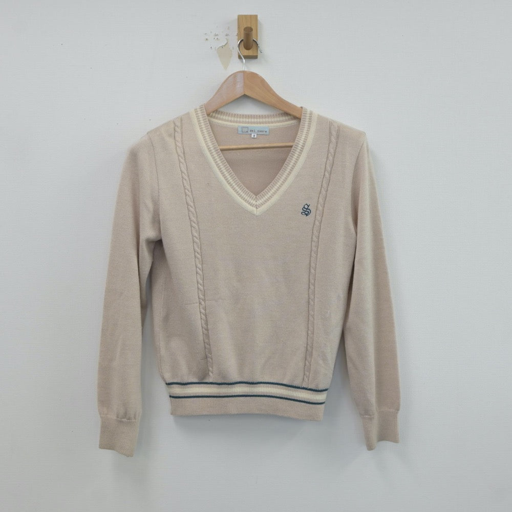 【中古制服】広島県 山陽女学園高等部 女子制服 1点（ニット）sf020238【リサイクル学生服】 中古制服通販パレイド