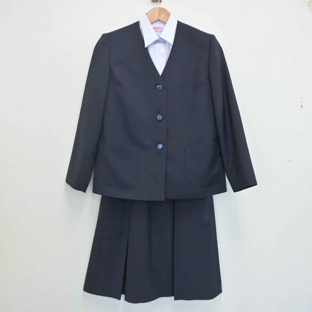【中古制服】群馬県 富士見中学校 女子制服 4点（ブレザー・シャツ・ベスト・スカート）sf020388【リサイクル学生服】 中古制服通販パレイド