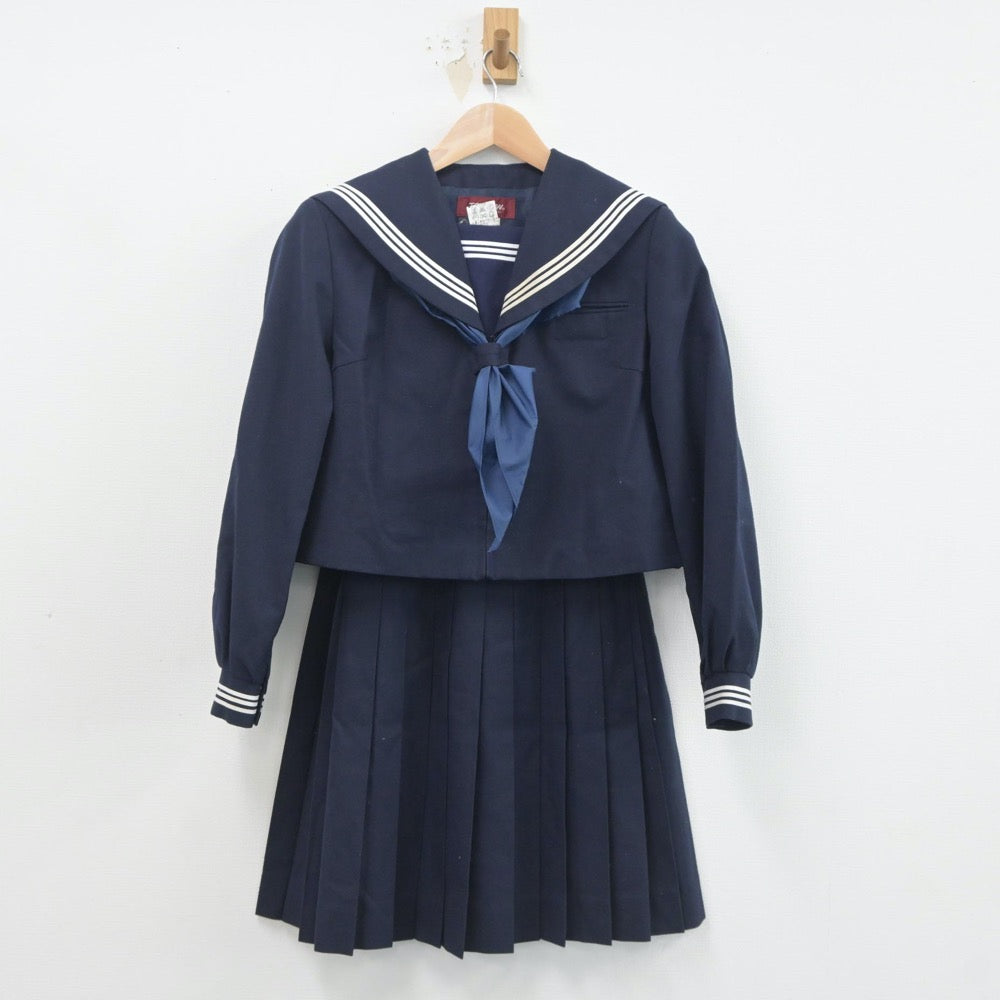 【中古制服】秋田県 大曲中学校 女子制服 3点（セーラー服・スカート）sf020418【リサイクル学生服】 中古制服通販パレイド