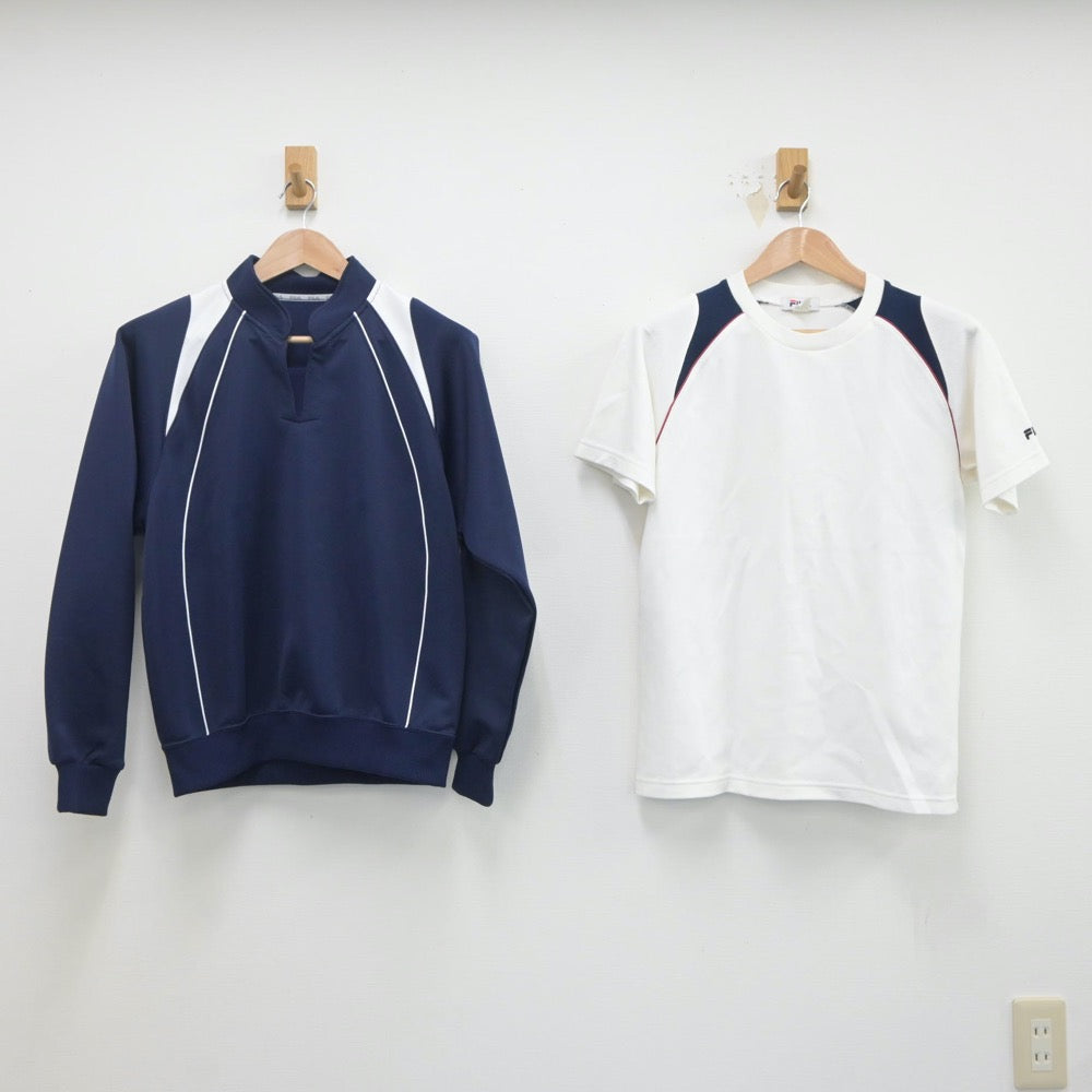 【中古制服】大阪府 玉津中学校 女子制服 2点（ジャージ 上・体操服 上）sf020491【リサイクル学生服】 中古制服通販パレイド