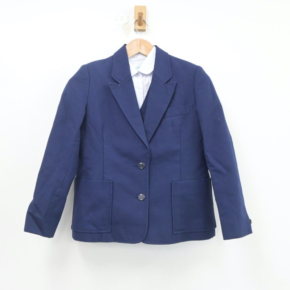 【中古制服】愛知県 日進西高等学校 女子制服 3点（ブレザー・ベスト・シャツ）sf020515【リサイクル学生服】 中古制服通販パレイド