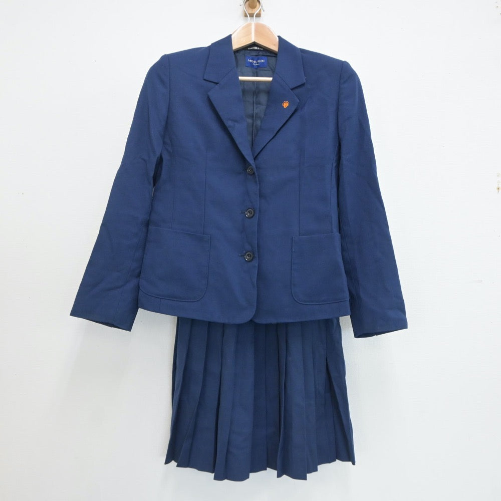 【中古制服】高知県 高知県教育学部附属中学校 女子制服 5点（ブレザー・シャツ・ニット・ジャンパースカート）sf020537【リサイクル学生服