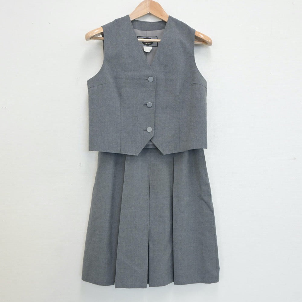 【中古制服】神奈川県 北の台中学校 女子制服 2点（ベスト・スカート）sf020627【リサイクル学生服】 中古制服通販パレイド