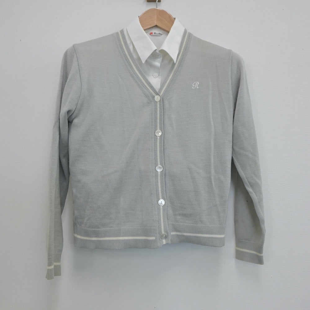 【中古制服】大阪府 履正社高等学校 女子制服 3点（シャツ・ニット）sf020634【リサイクル学生服】 中古制服通販パレイド