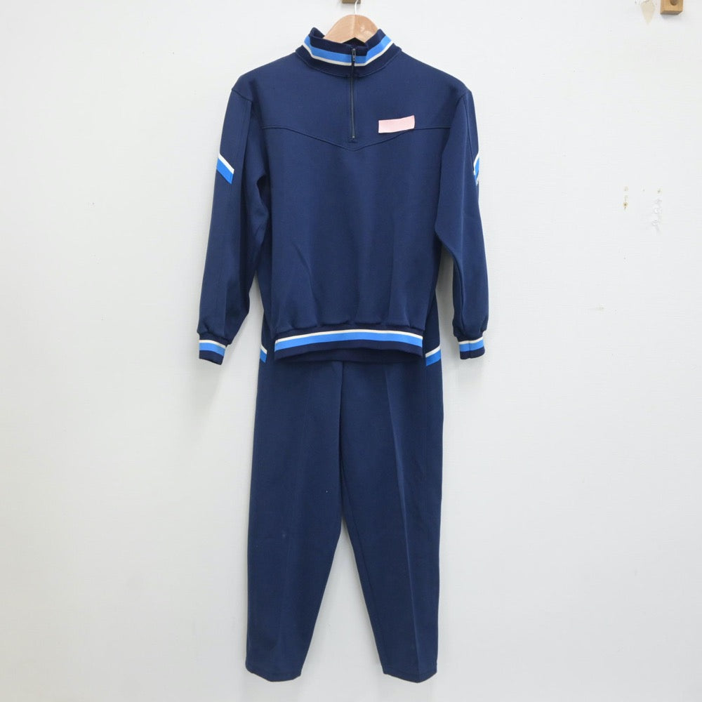 【中古制服】東京都 小松川第二中学校 女子制服 2点(ジャージ 上・ジャージ 下)sf020716【リサイクル学生服】 中古制服通販パレイド