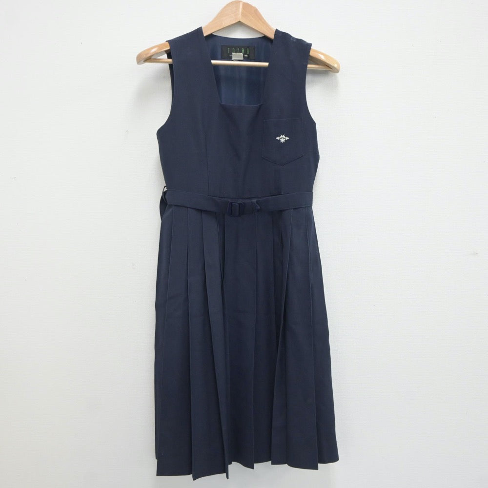 【中古制服】東京都 小松川第二中学校 女子制服 1点（ジャンパースカート）sf020720【リサイクル学生服】 中古制服通販パレイド