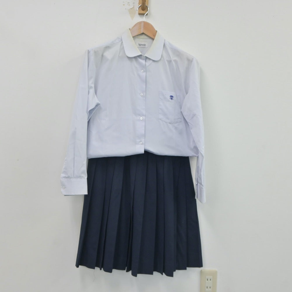 【中古制服】岐阜県 岐阜商業高等学校 女子制服 3点（シャツ・シャツ・スカート）sf020835【リサイクル学生服】 中古制服通販パレイド