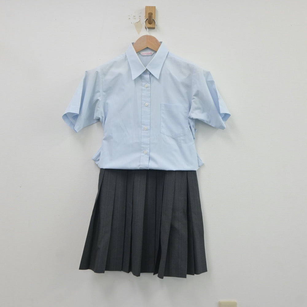 【中古制服】東京都 大妻中野中学校高等学校 女子制服 2点（シャツ・スカート）sf020862【リサイクル学生服】 中古制服通販パレイド