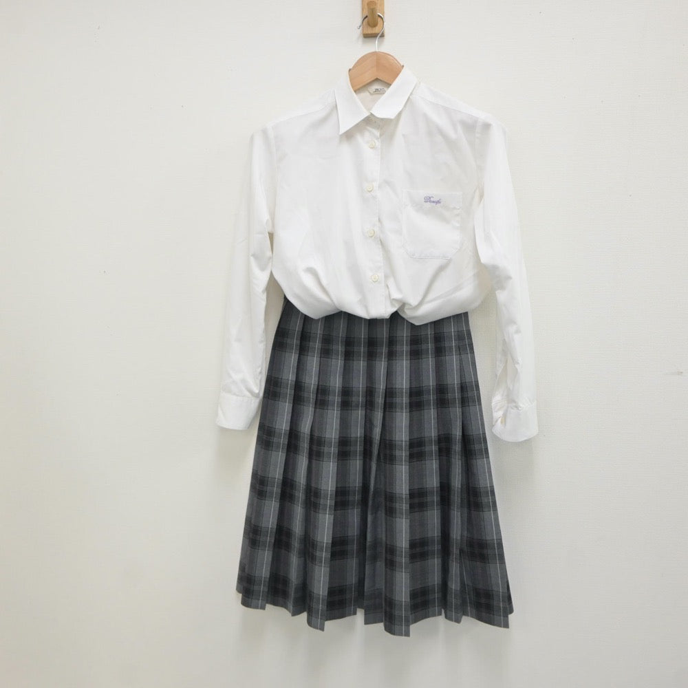 【中古制服】福岡県 福岡県立太宰府高等学校 女子制服 2点（シャツ・スカート）sf020901【リサイクル学生服】 中古制服通販パレイド