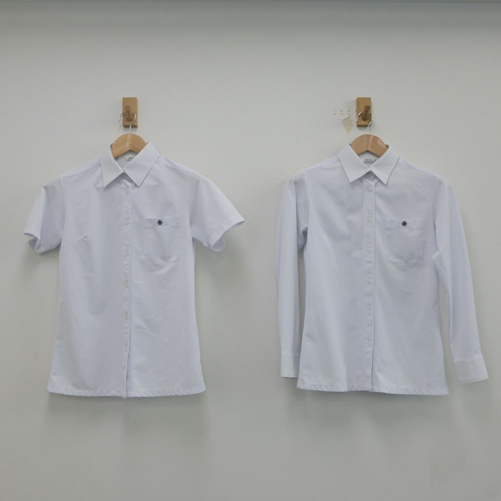 【中古制服】新潟県 新潟高等学校 女子制服 2点（シャツ）sf021024【リサイクル学生服】 中古制服通販パレイド