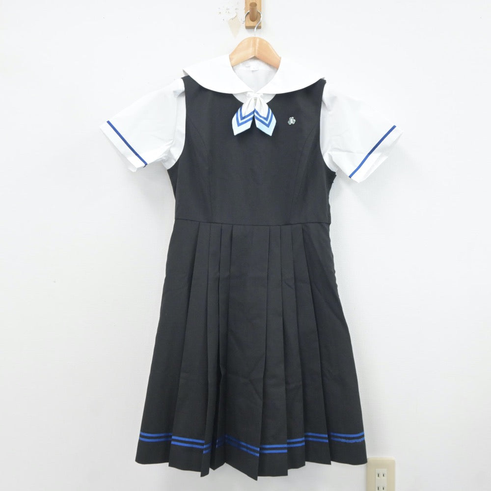 【中古制服】東京都 瀧野川女子学園高等学校 女子制服 4点（ジャンパースカート・シャツ）sf021106【リサイクル学生服】 中古制服通販パレイド
