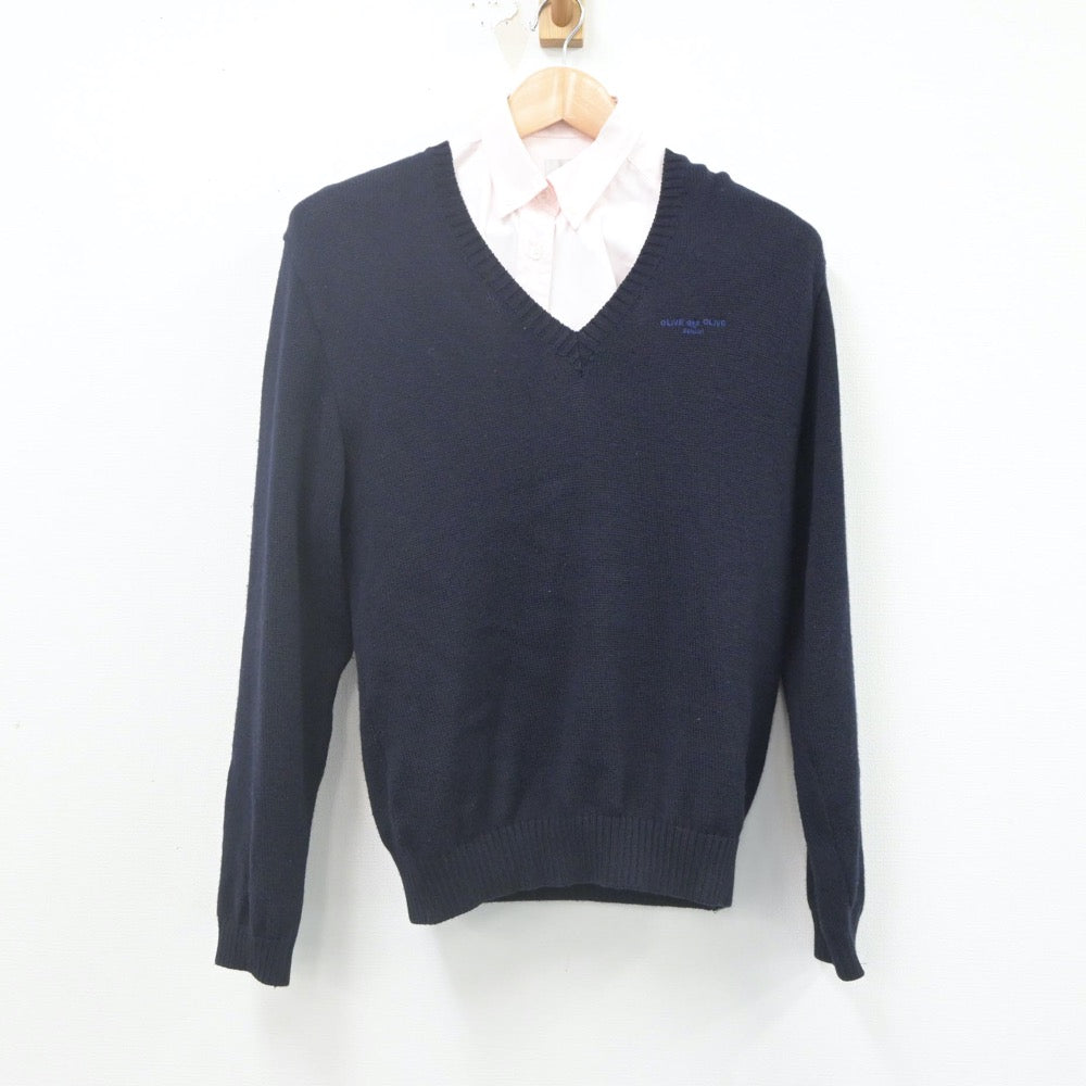 【中古制服】埼玉県 東京成徳大学深谷高等学校 女子制服 3点（ニット・シャツ）sf021588【リサイクル学生服】 中古制服通販パレイド