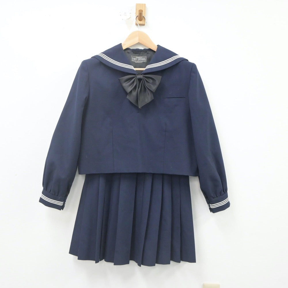 【中古制服】東京都 小松川高等学校 女子制服 3点(セーラー服・スカート)sf021601【リサイクル学生服】 中古制服通販パレイド