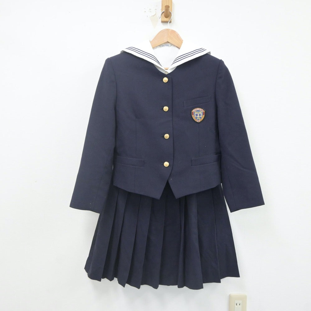 【中古制服】北海道 帯広北高等学校 女子制服 3点（ブレザー・セーラー服・スカート）sf021698【リサイクル学生服】 中古制服通販パレイド
