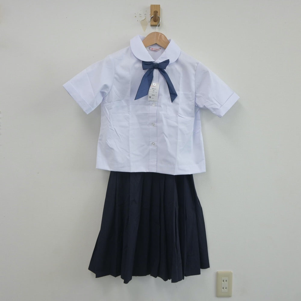 【中古制服】静岡県 金岡中学校 女子制服 3点（シャツ・スカート）sf021932【リサイクル学生服】 中古制服通販パレイド
