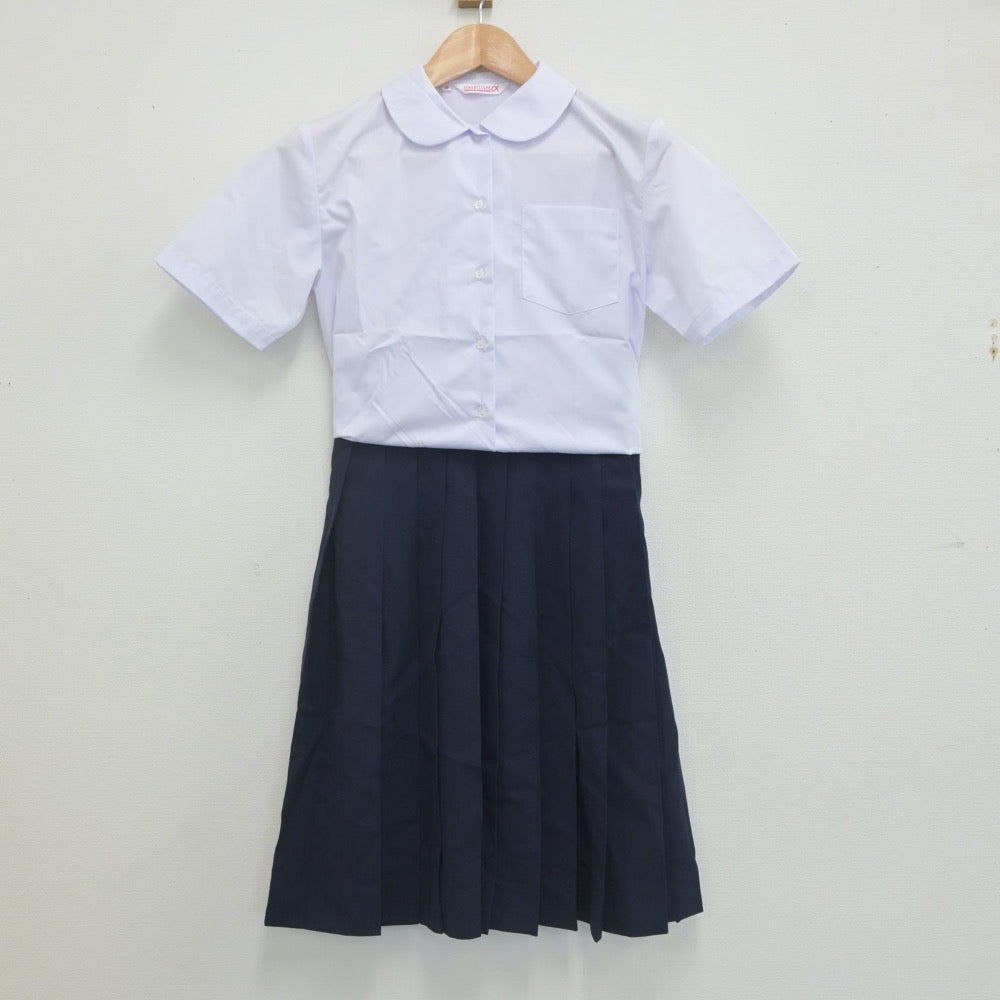 【中古制服】群馬県 高崎市立第一中学校 女子制服 2点(シャツ・スカート)sf021948【リサイクル学生服】 中古制服通販パレイド