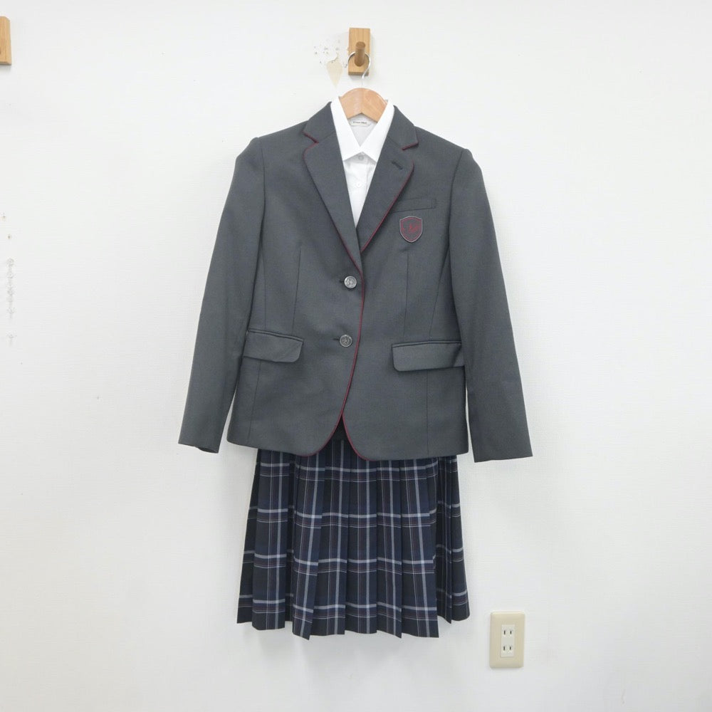 【中古制服】東京都 新渡戸文化中学校 女子制服 4点（ブレザー・シャツ・スカート）sf022060【リサイクル学生服】 中古制服通販パレイド