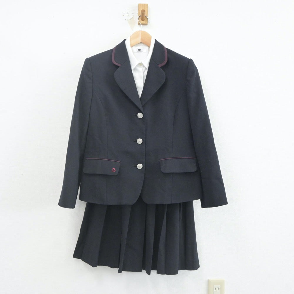 【中古制服】大阪府 梅花高等学校 女子制服 3点（ブレザー・シャツ・スカート）sf022116【リサイクル学生服】 中古制服通販パレイド