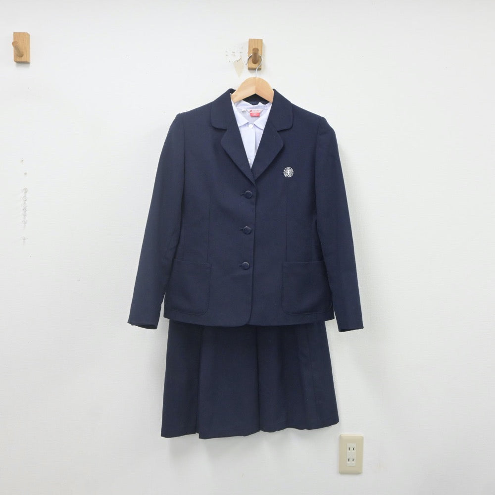 【中古制服】宮城県 槻木中学校 女子制服 3点(ブレザー・シャツ・スカート)sf022231【リサイクル学生服】 中古制服通販パレイド