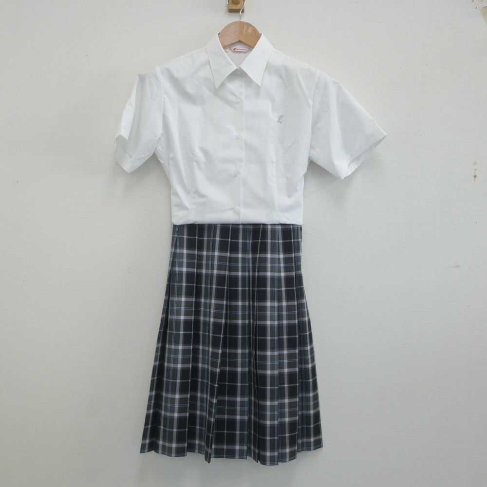 【中古制服】鳥取県 米子高等学校 女子制服 3点（シャツ・シャツ・スカート）sf022518【リサイクル学生服】 中古制服通販パレイド