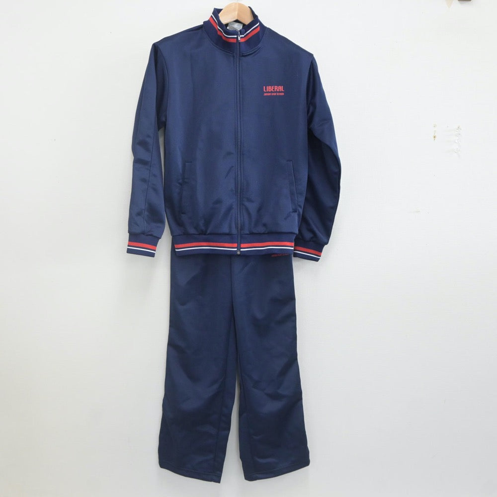 【中古制服】大阪府 堺リベラル中学校 女子制服 2点（ジャージ 上・ジャージ 下）sf022532【リサイクル学生服】 中古制服通販パレイド
