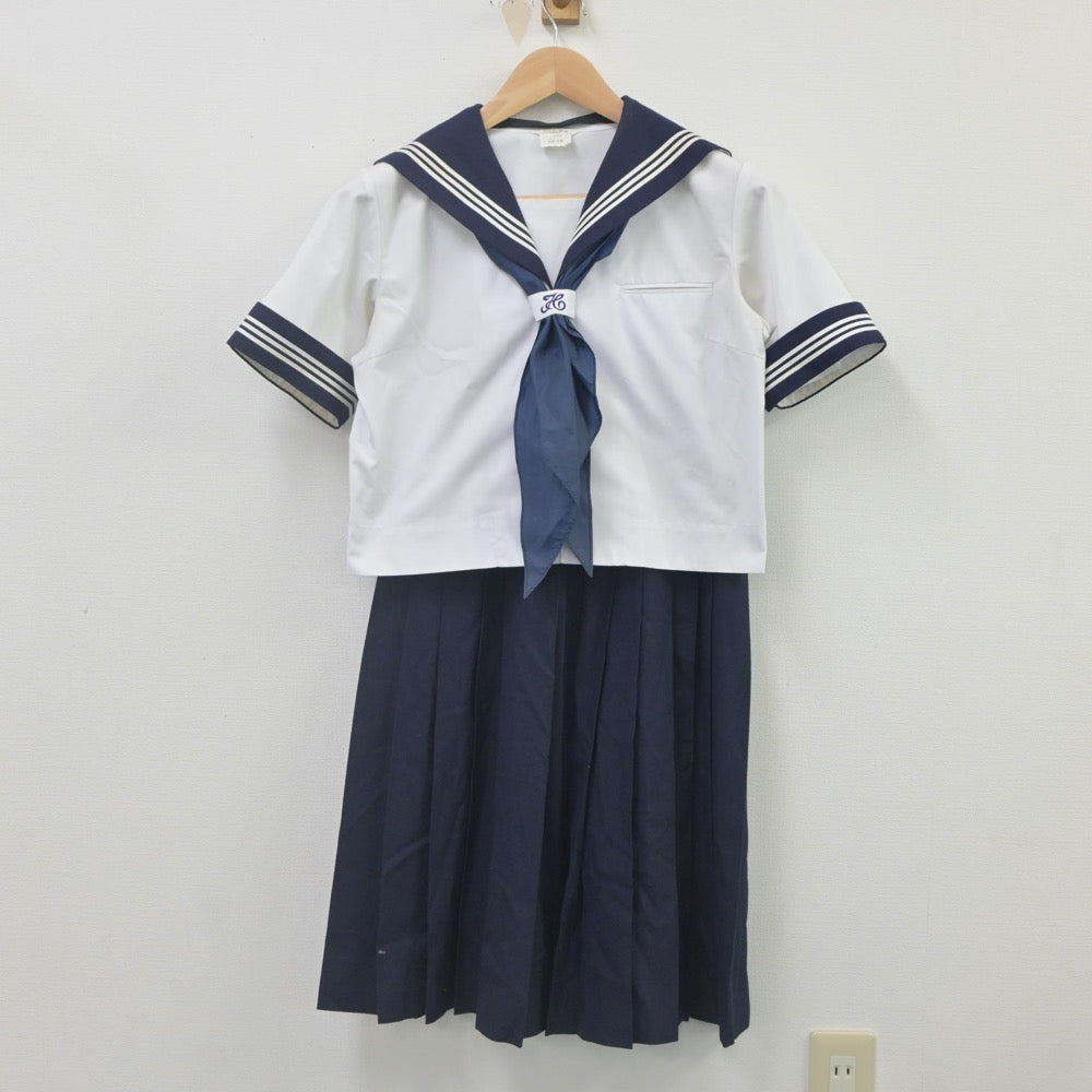 【中古制服】東京都 文京区立第十中学校 女子制服 4点（セーラー服・スカート）sf022574【リサイクル学生服】 中古制服通販パレイド