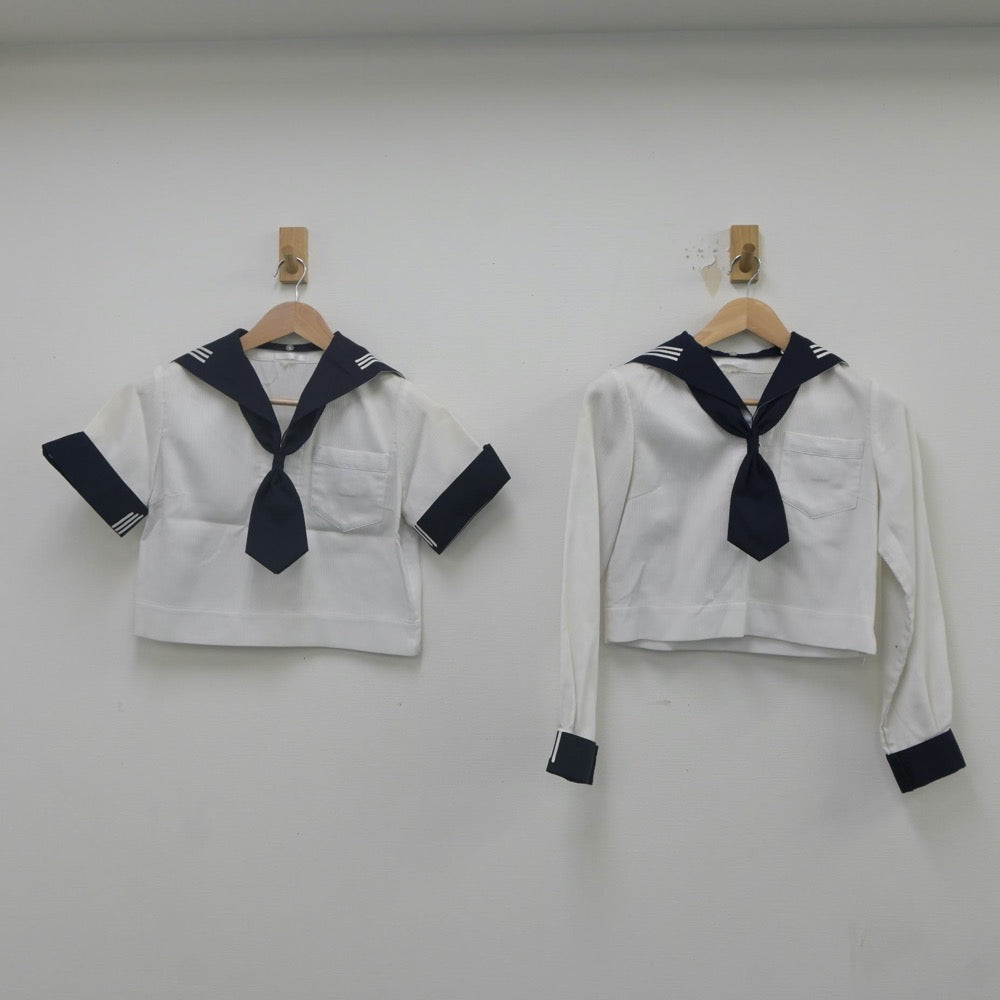 【中古制服】東京都 川村高等学校 女子制服 5点（セーラー服・セーラー服）sf022652【リサイクル学生服】 中古制服通販パレイド