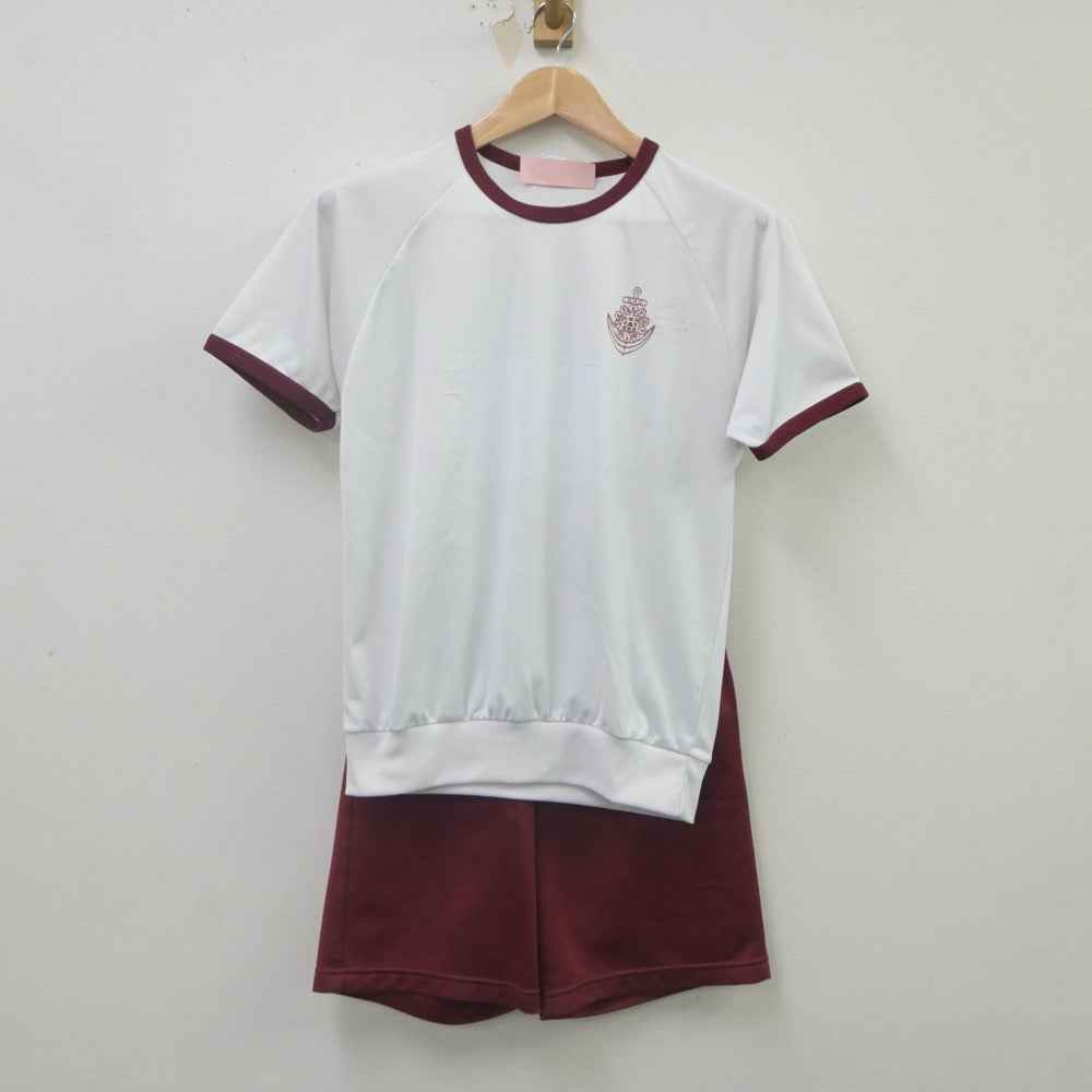 【中古制服】熊本県 熊本商業高等学校 女子制服 2点（体操服 上・体操服 下）sf023153【リサイクル学生服】 中古制服通販パレイド