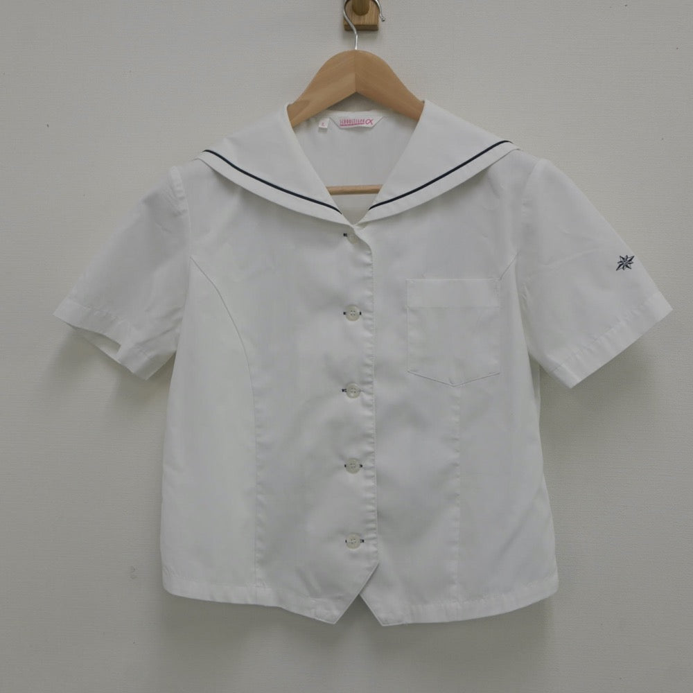 【中古制服】三重県 四日市高等学校 女子制服 2点(シャツ)sf023292【リサイクル学生服】 中古制服通販パレイド