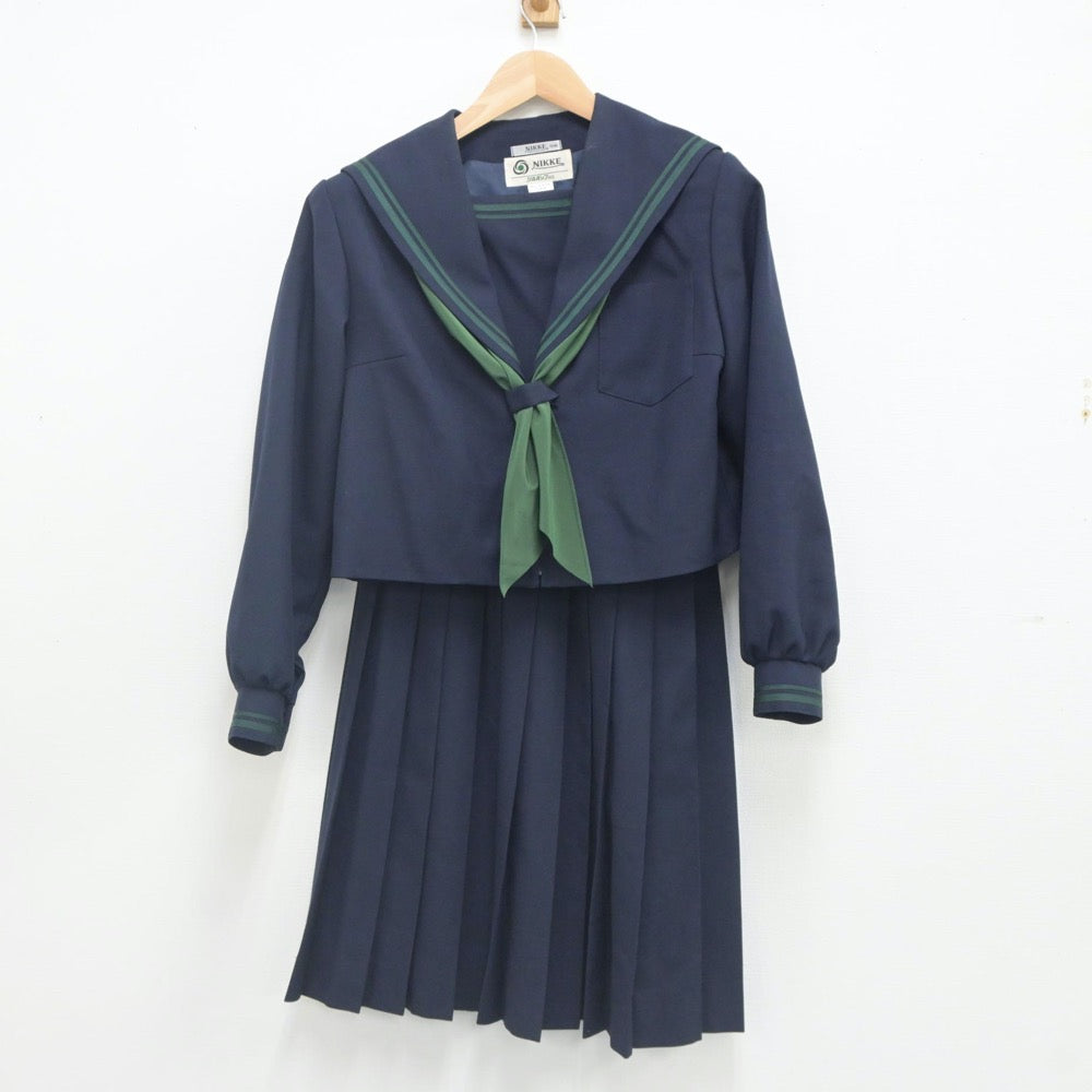 【中古制服】三重県 常磐中学校 女子制服 3点（セーラー服・スカート）sf023294【リサイクル学生服】 中古制服通販パレイド