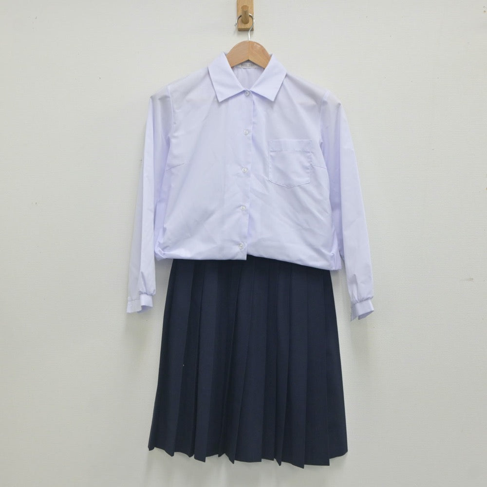 【中古制服】三重県 常磐中学校 女子制服 3点（シャツ・スカート）sf023295【リサイクル学生服】 中古制服通販パレイド