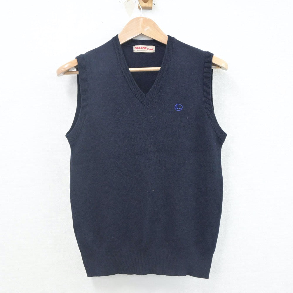 【中古制服】大阪府 堺リベラル中学校 女子制服 1点（ニットベスト）sf023402【リサイクル学生服】 中古制服通販パレイド