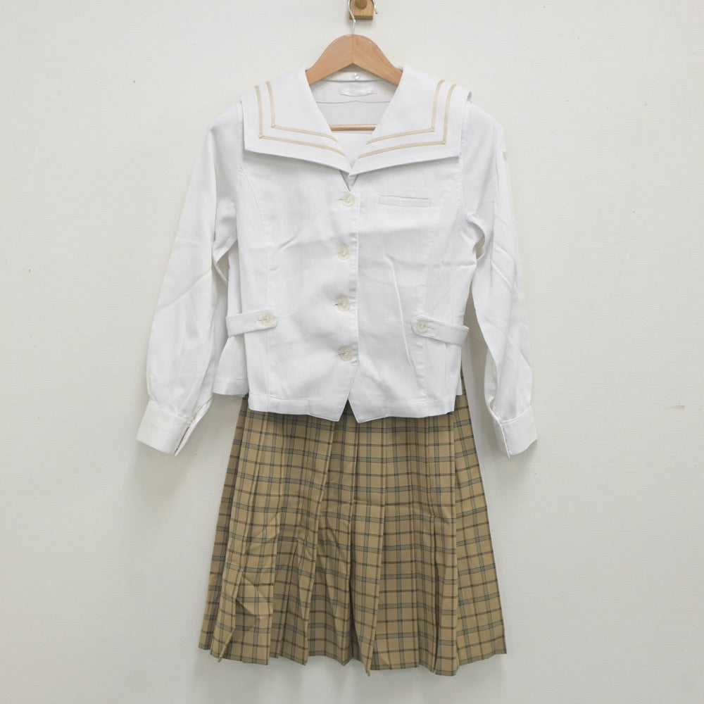 【中古制服】福井県 福井工大付属福井高等学校 女子制服 2点（セーラー服・スカート）sf023619【リサイクル学生服】 中古制服通販パレイド