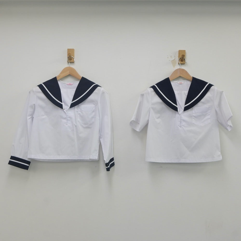 【中古制服】福島県 古殿中学校 女子制服 2点（セーラー服）sf023717【リサイクル学生服】 中古制服通販パレイド