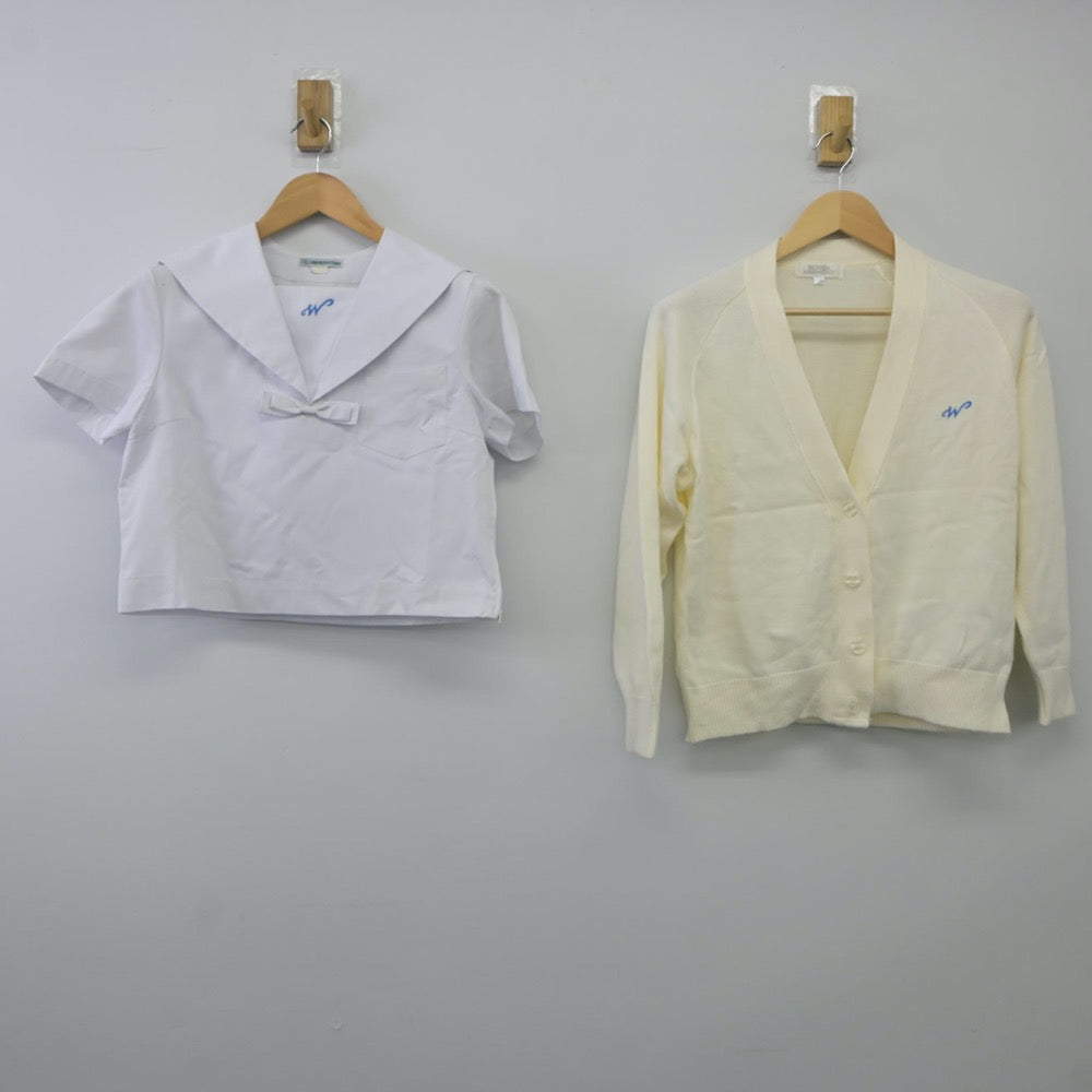 【中古制服】長崎県 長崎西高等学校 女子制服 2点(セーラー服・ニット)sf023814【リサイクル学生服】 中古制服通販パレイド