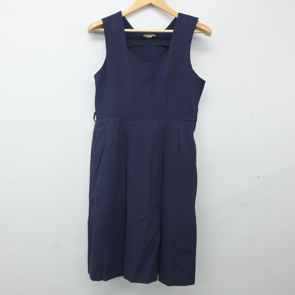 【中古制服】奈良県 奈良教育大学附属中学校 女子制服 1点（ジャンパースカート）sf023942【リサイクル学生服】 中古制服通販パレイド