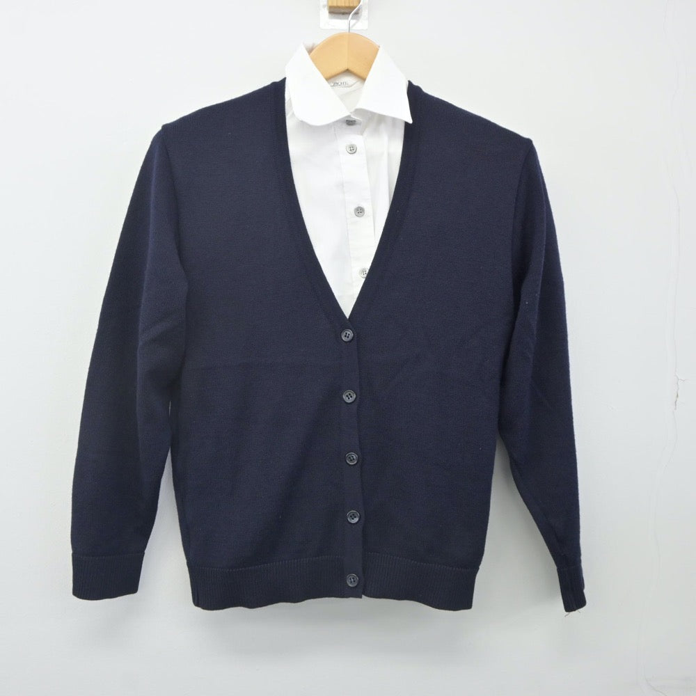【中古制服】大阪府 大阪成蹊女子高等学校 女子制服 2点（シャツ・ニット）sf024089【リサイクル学生服】 中古制服通販パレイド