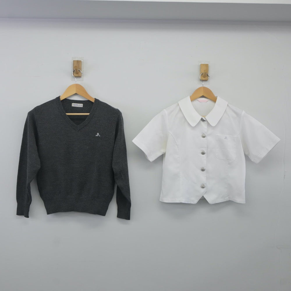 【中古制服】愛知県 愛知高等学校 女子制服 2点(ニット・シャツ)sf024117【リサイクル学生服】 中古制服通販パレイド