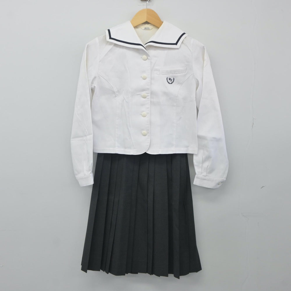 【中古制服】和歌山県 和歌山北高等学校 女子制服 2点（セーラー服・スカート）sf024223【リサイクル学生服】 中古制服通販パレイド